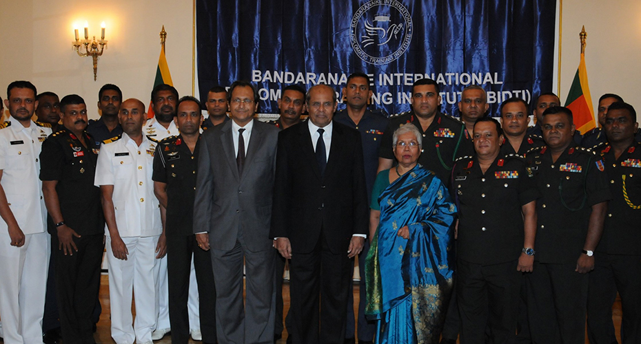 Certificate Awarding Ceremony of Defense Attaches – Bandaranaike ...